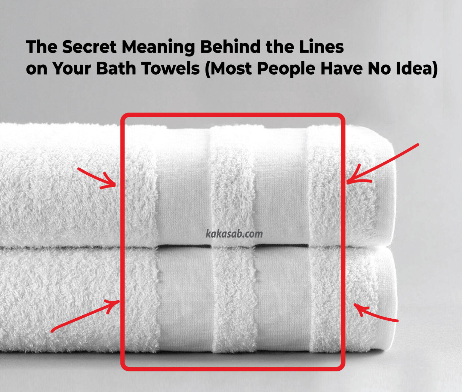 The Secret Meaning Behind the Lines on Your Bath Towels (Most People ...